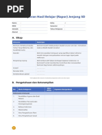 Format Rapor Hasil Belajar SMA | PDF