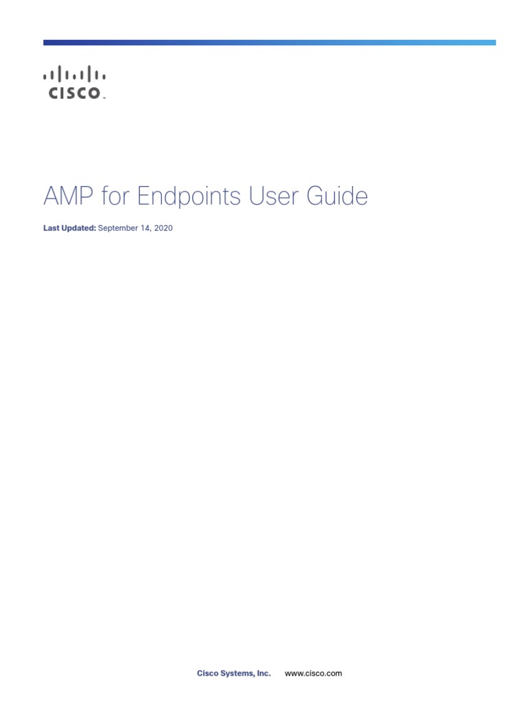 AMP For Endpoints User Guide | PDF | Malware | Application Software