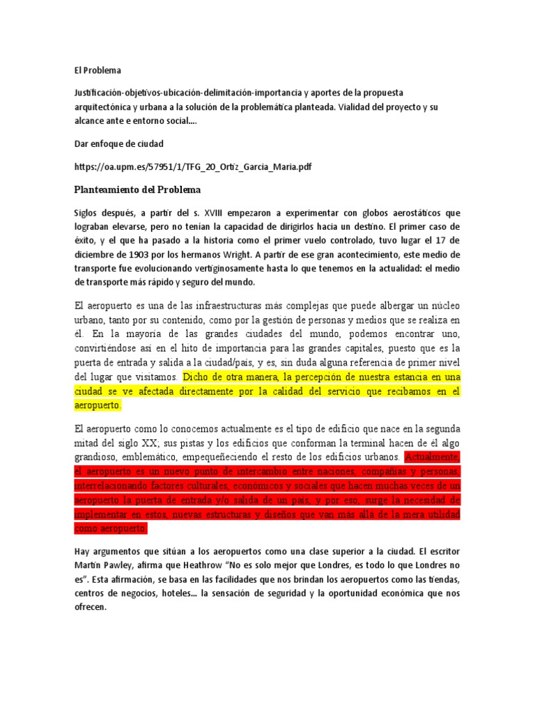 El Problema | PDF | Aeropuerto | Madrid