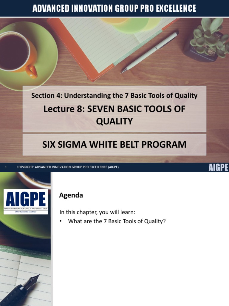 Lecture 8: Seven Basic Tools of Quality Six Sigma White Belt Program | PDF | Innovation | Histogram