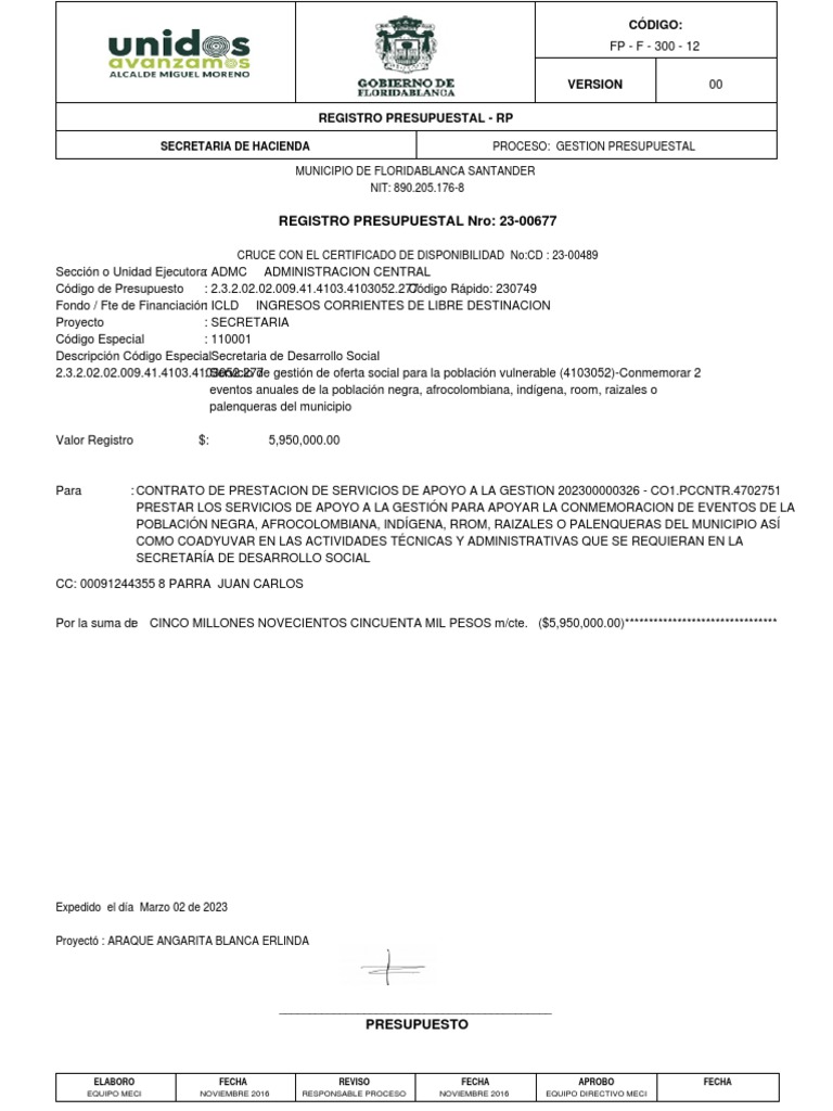 RP 23-00677 | PDF | Finanzas y dinero