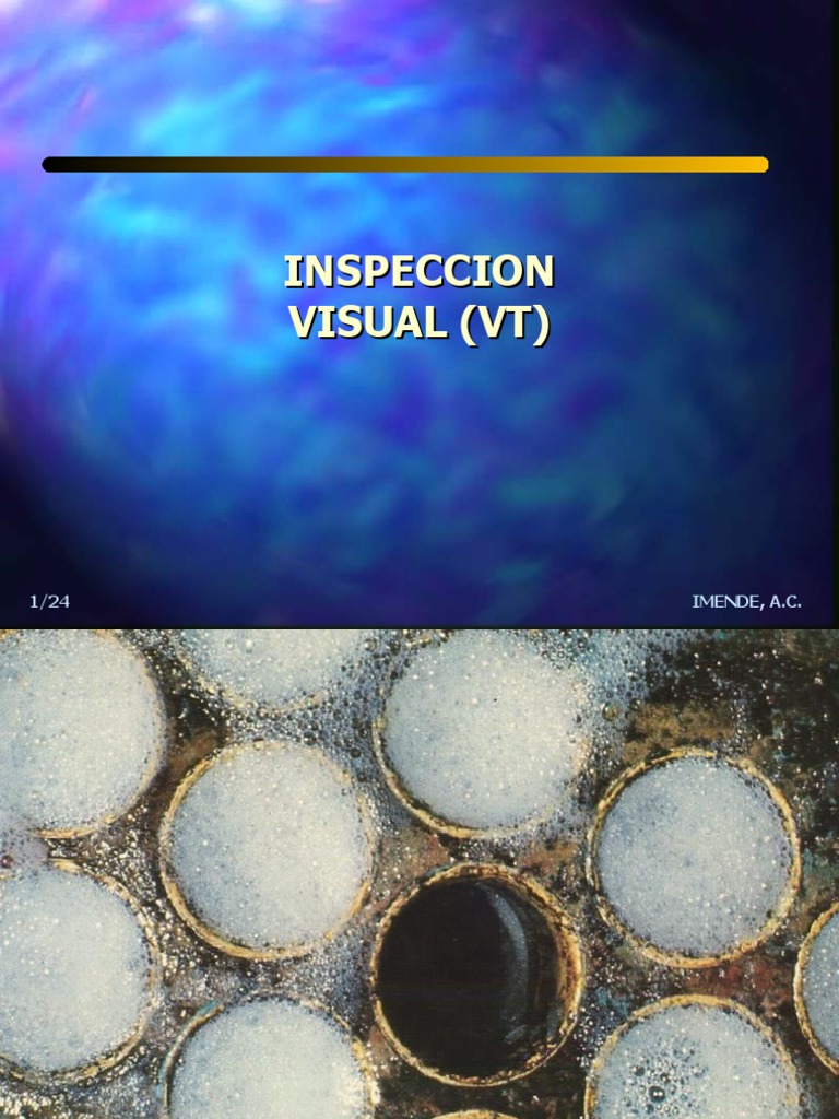 Inspección Visual | PDF | Percepción visual | Ciencias fisicas