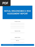 Template Advanced ERA Report | PDF | Anatomical Terms Of Motion | Human Factors And Ergonomics