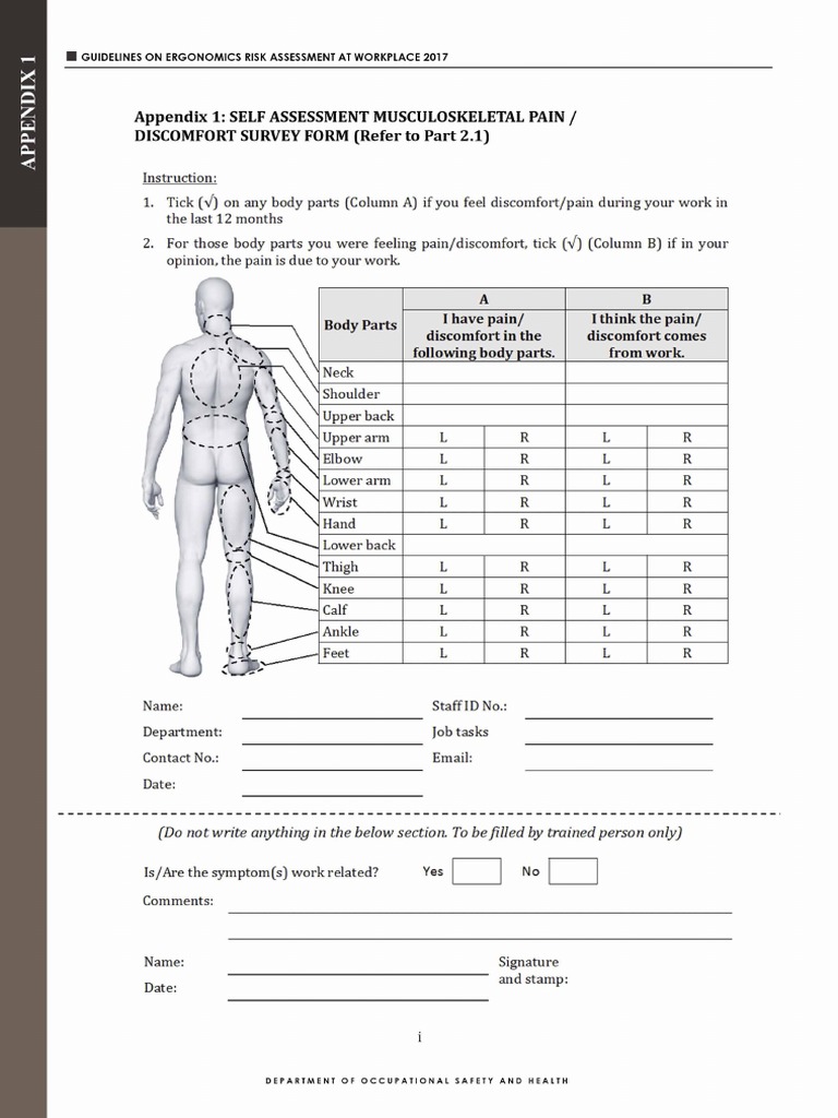 Appendix 1 - Self Assessment Form | PDF