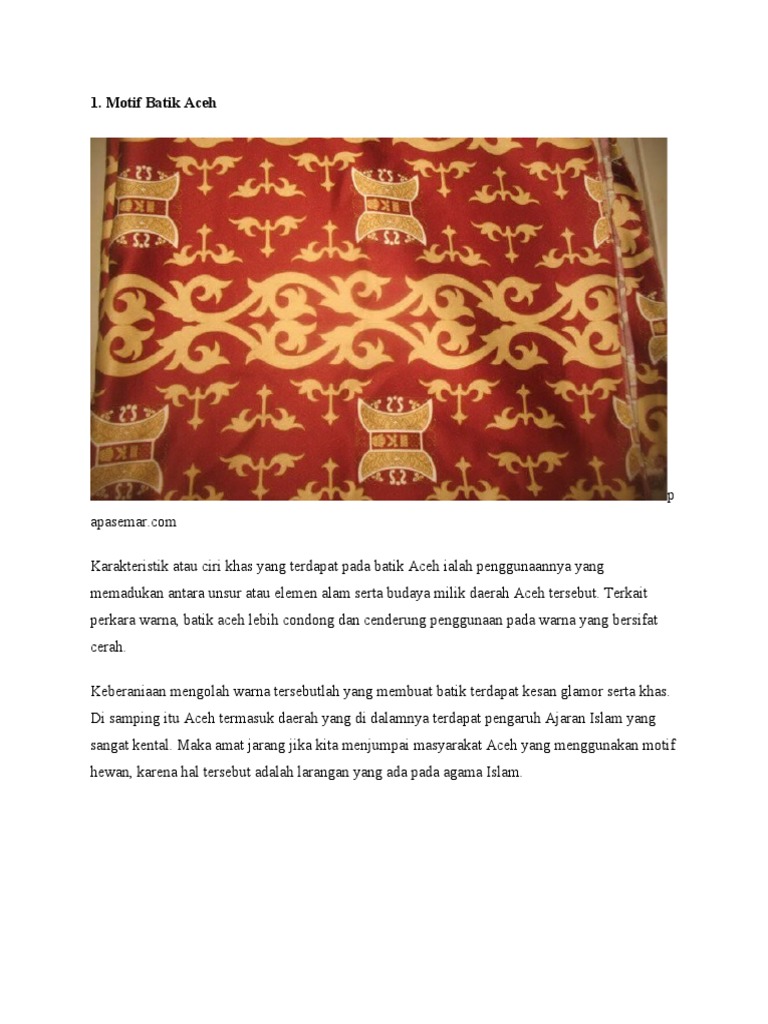 6 Motif Batik-1 | PDF