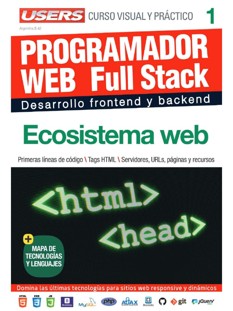 Programador Web Full Stack 1 - Ecosistema Web | PDF