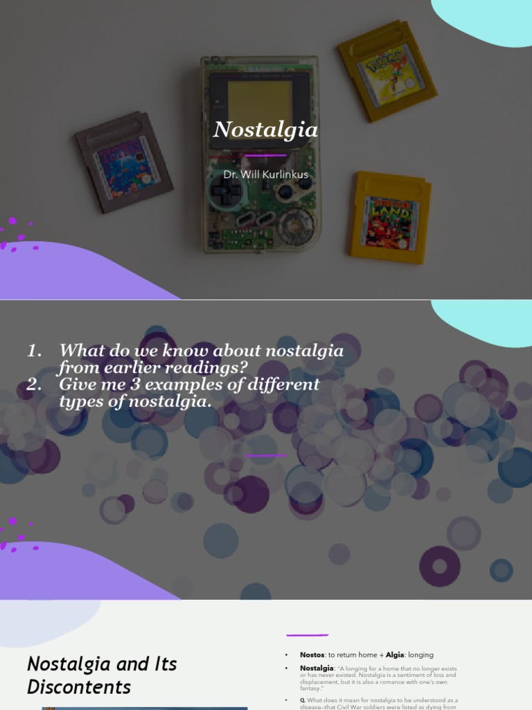 Nostalgia 1 | PDF | Nostalgia | Loneliness