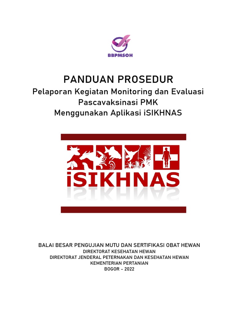 SOP Pelaporan Kegiatan Monev Pascavaksinasi PMK - BBPMSOH - iSIKHNAS ...