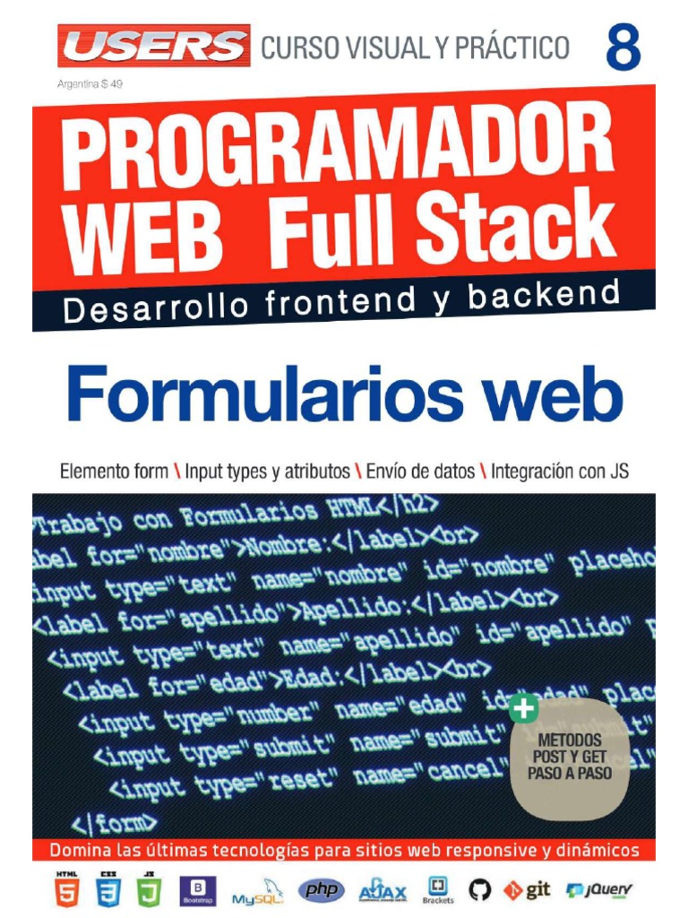 Programador Web Full Stack 8 - Formularios Web | PDF