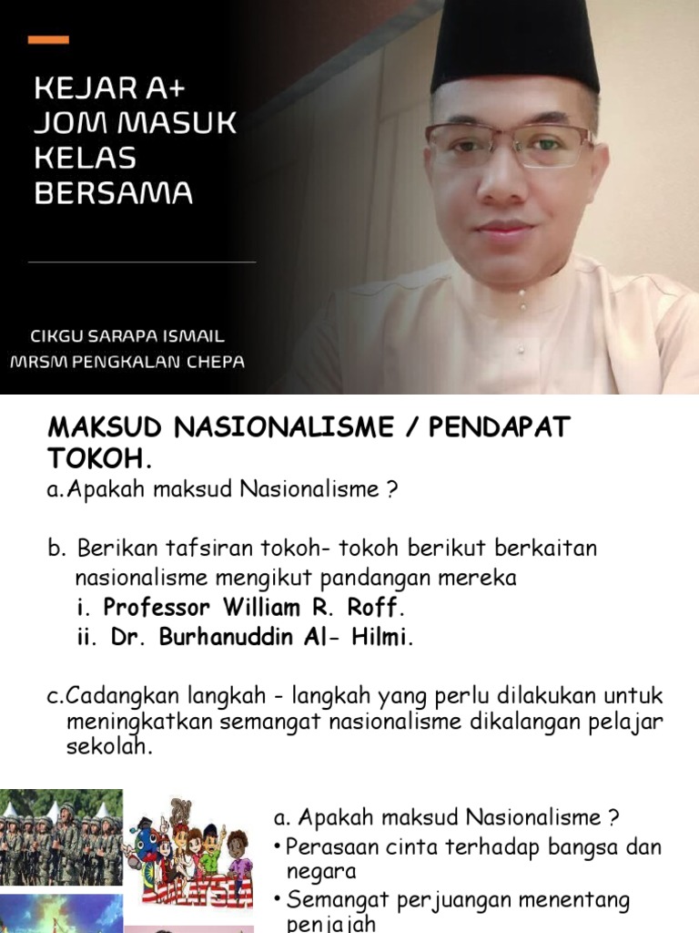 "Nasionalisme: Definisi, Tokoh, dan Peningkatan" | PDF