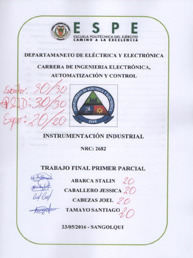 Grupo1 InformeProyecto 2682 | PDF | Destilación | Presión