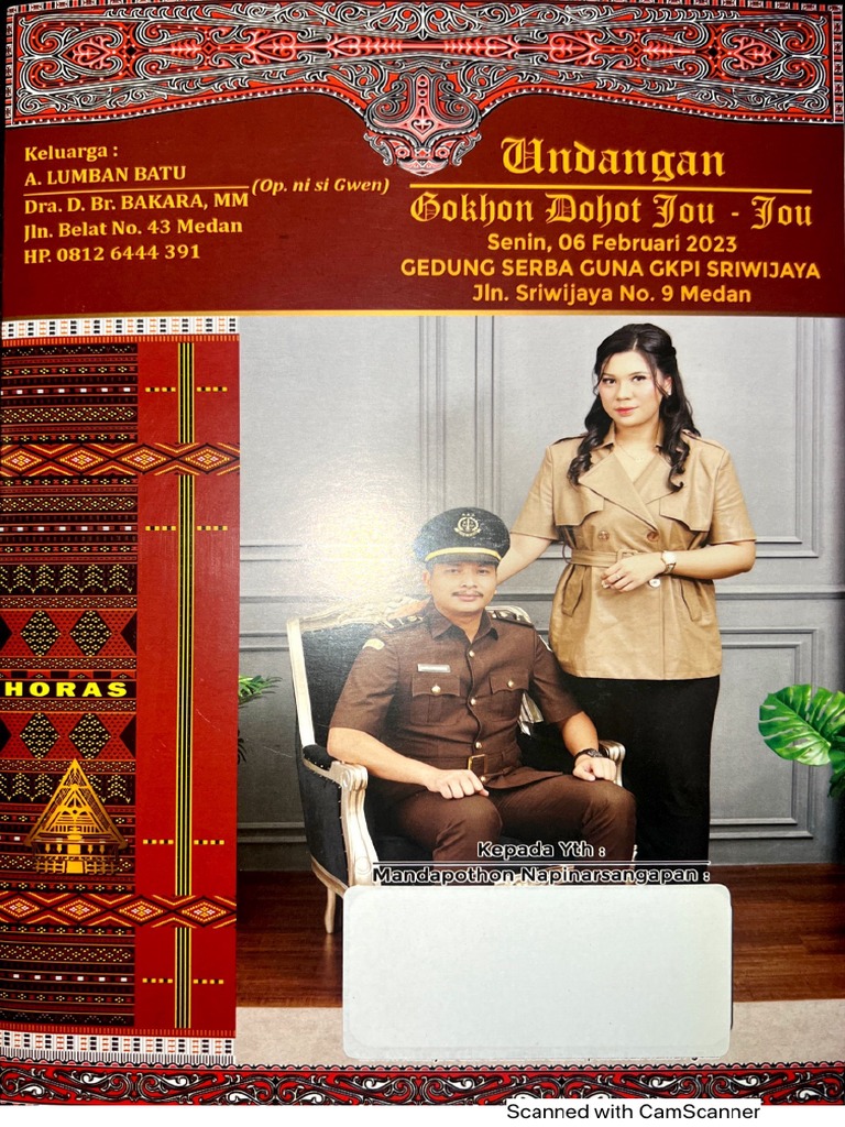 UNDANGAN DANIEL LUMBAN BATU | PDF