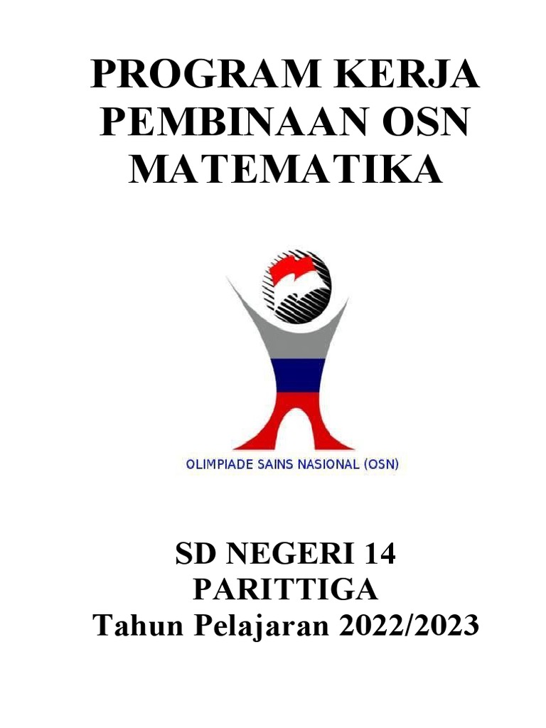 Program Pembinaan Osn MTK | PDF