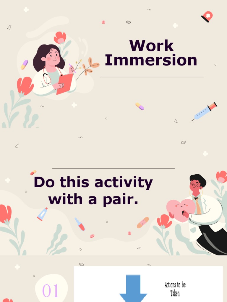 Work Immersion Intro - Activity | PDF