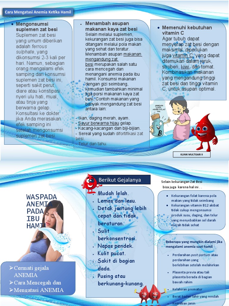 Pamflet Anemia | PDF
