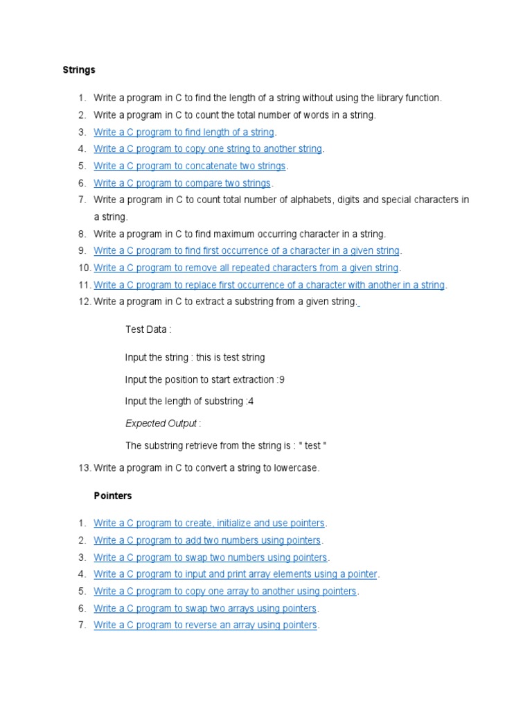 Strings and Pointers | PDF Strings and Pointers | PDF