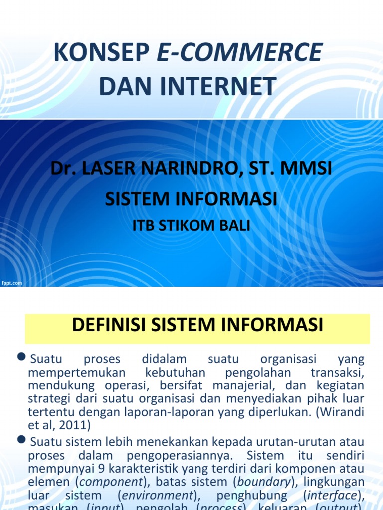 Konsep Ecommerce Dan Internet | PDF