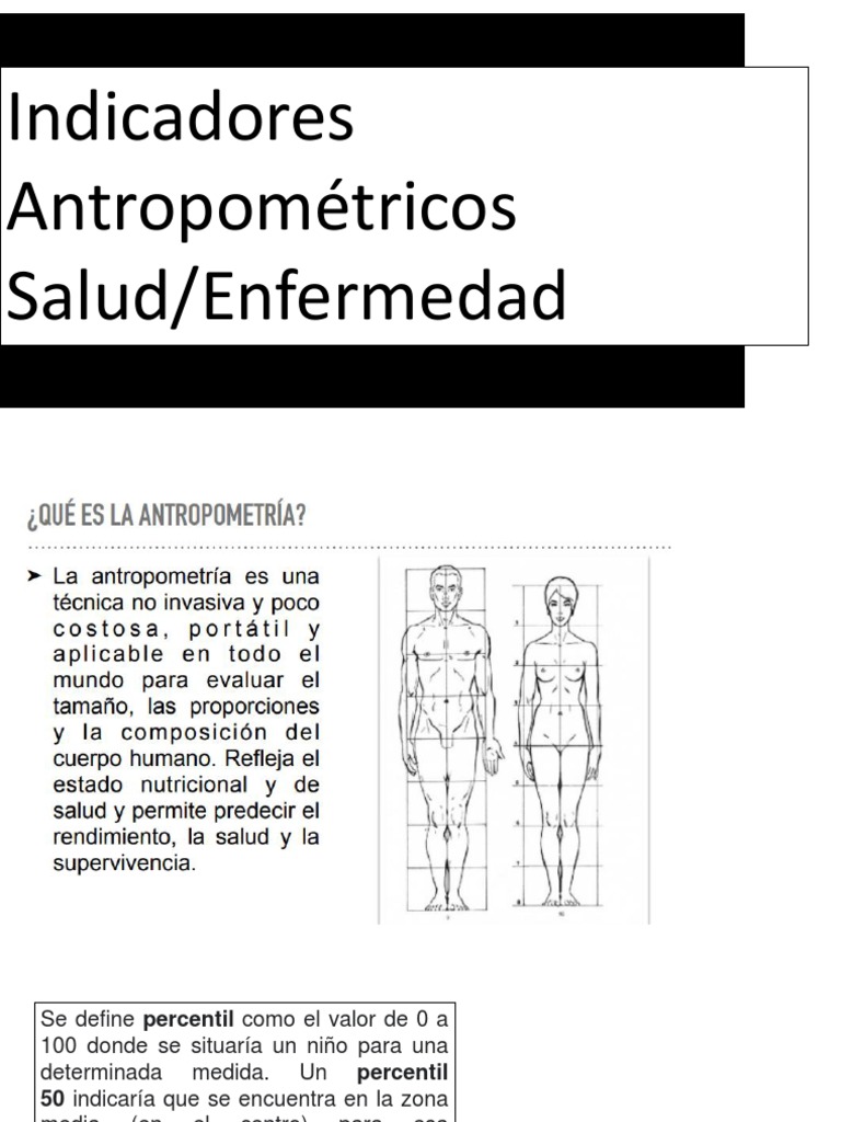 Indicadores Antropometricos | PDF | Medicina | Medicina CLINICA