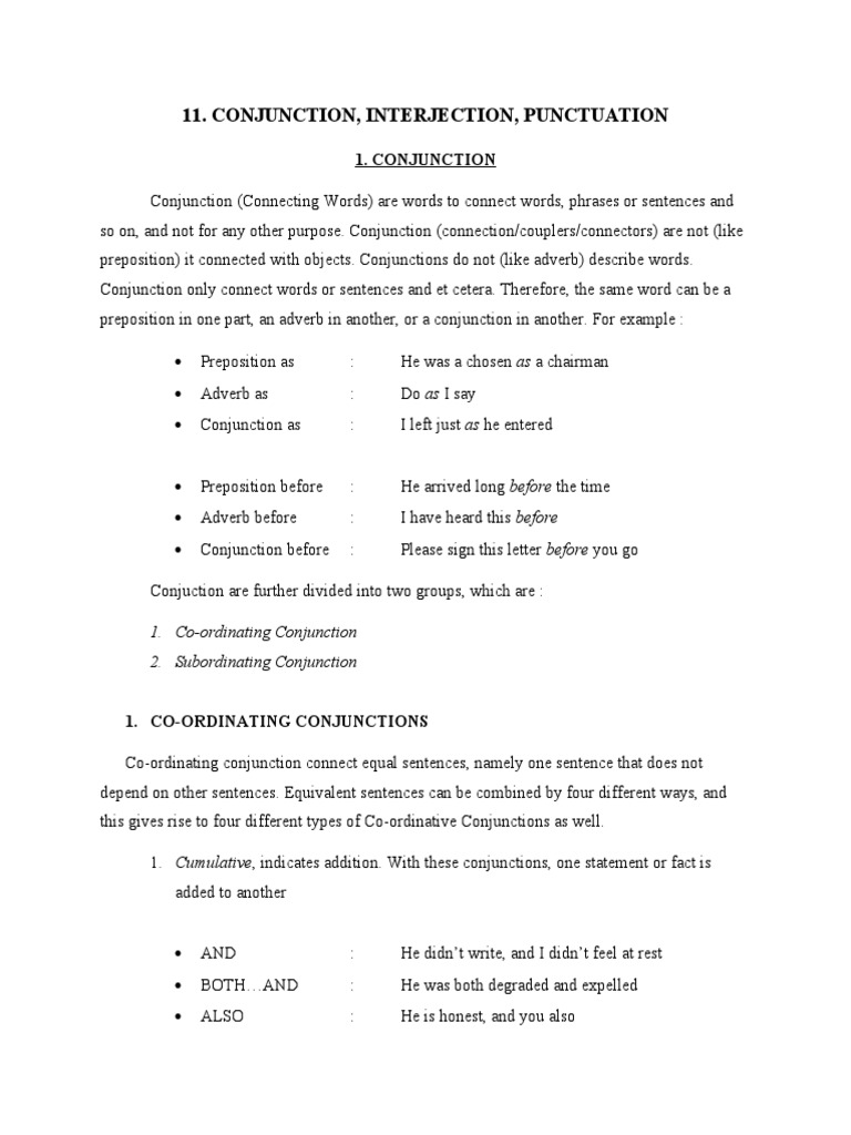 Conjunction | PDF | Language Mechanics | Semantic Units