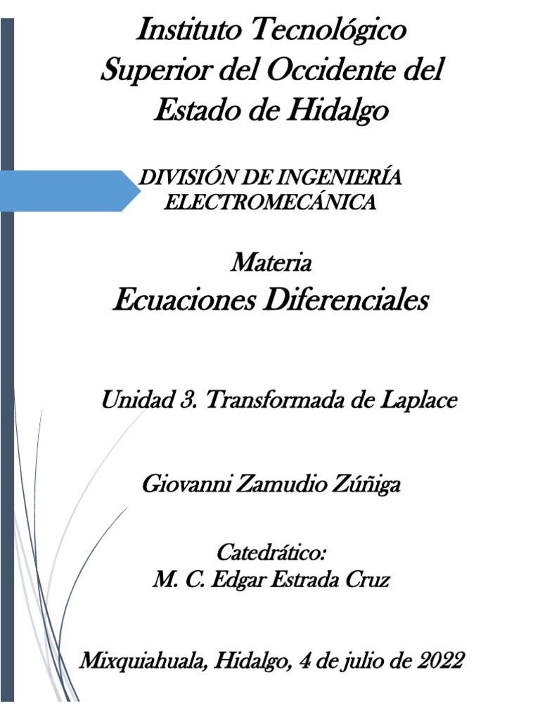 Giovanni Zamudio Zuñiga Reporte U3 | PDF | Inductor | Condensador Giovanni Zamudio Zuñiga Reporte U3 | PDF | Inductor | Condensador