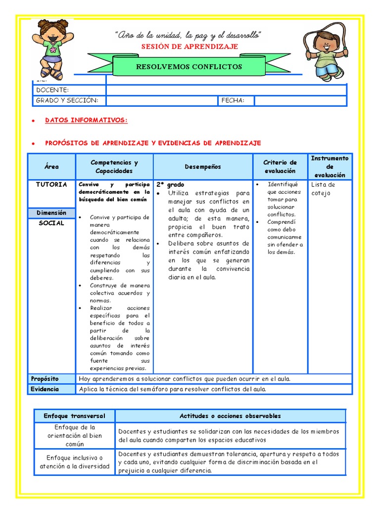 Resolución de Conflictos en el Aula | PDF | Evaluación | Enseñando