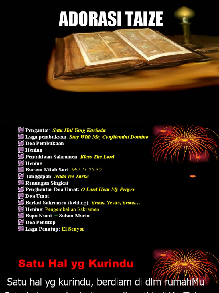 Adorasi Taize | PDF