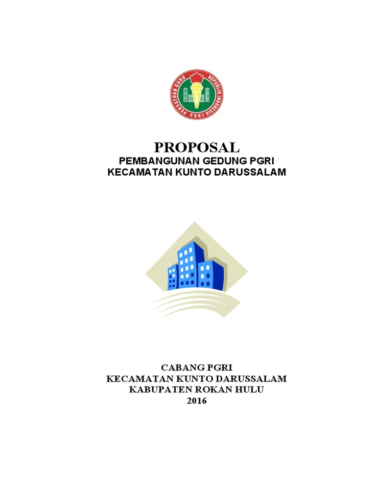 Proposal Gedung Pgri Kunto Darussalam | PDF
