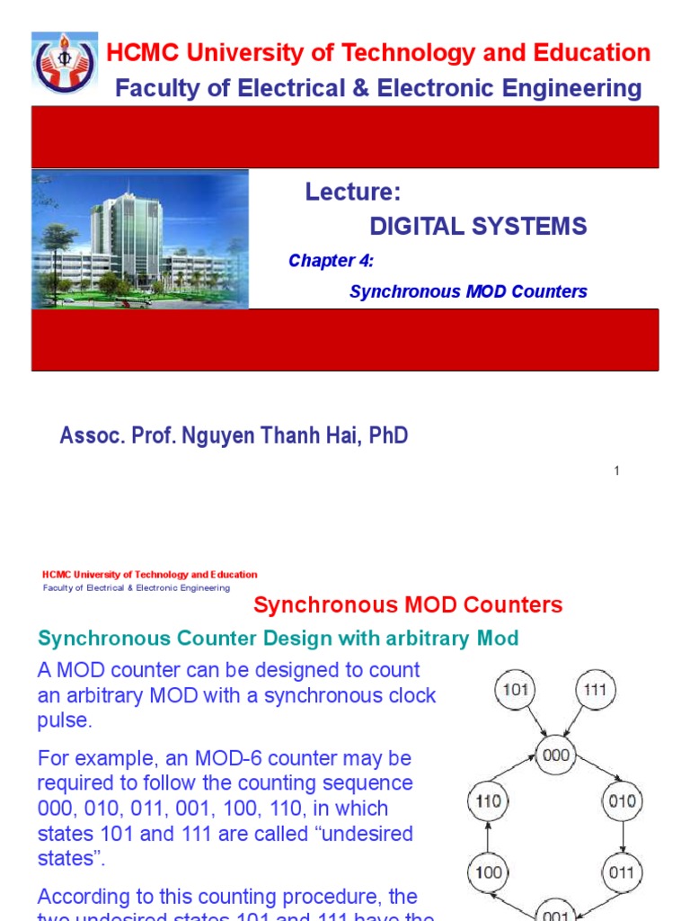 Synchronous MOD Counter Design Guide | PDF | Mathematical Logic | Computing