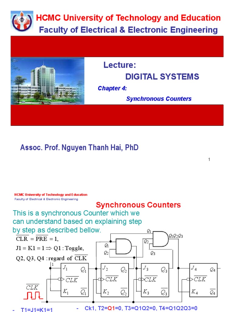 Chapter 4 - Synchronous Counters | PDF | Computer Science | Electronic ...