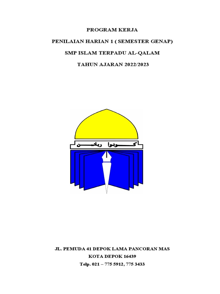 Program PH 1 Genap TP 22 23 | PDF