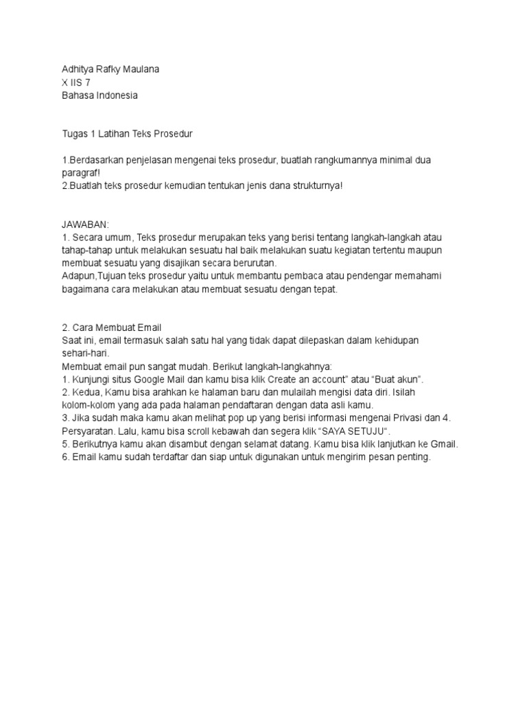 Bahasa Indo Adhitya | PDF | Karier & Perkembangan | Komputer