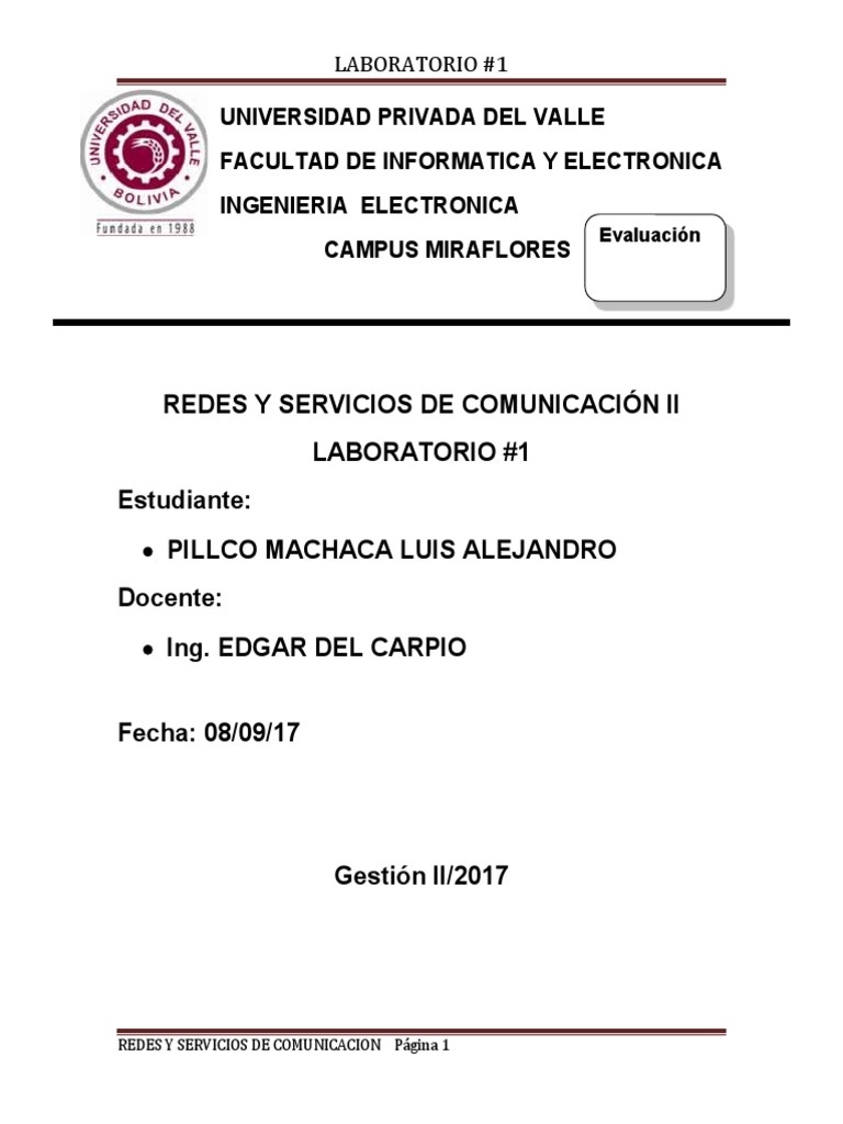 Laboratorio 1 | PDF | Mi sql | Servidor HTTP Apache