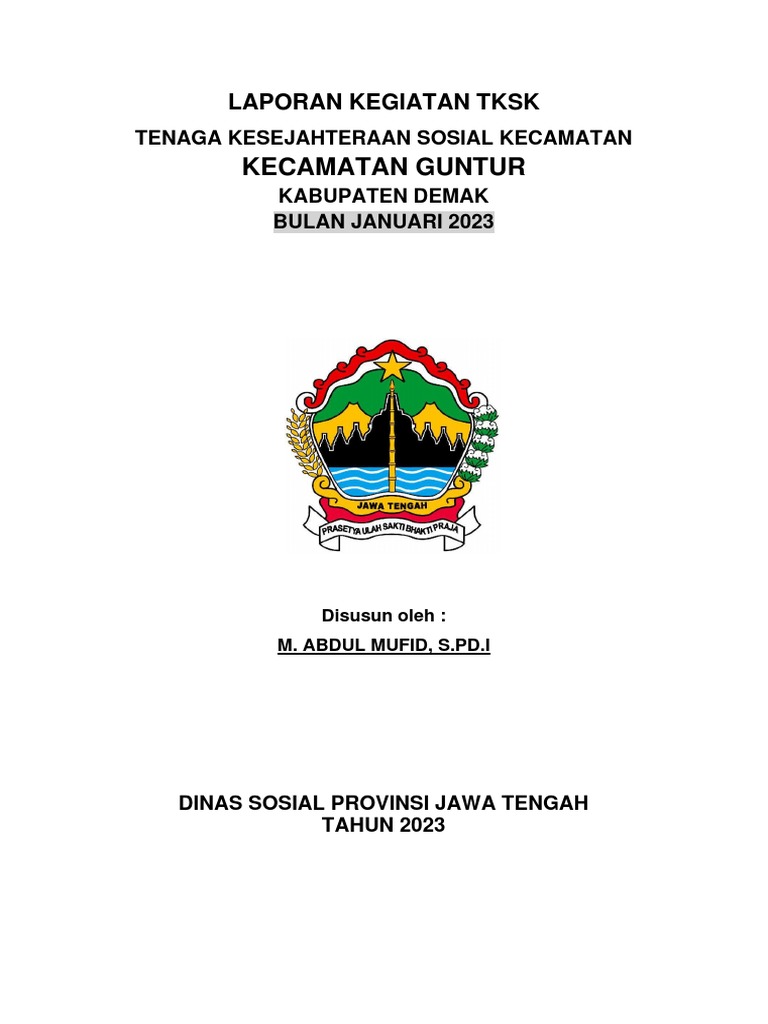 Laporan TKSK - GUNTUR - Januari 2023 | PDF