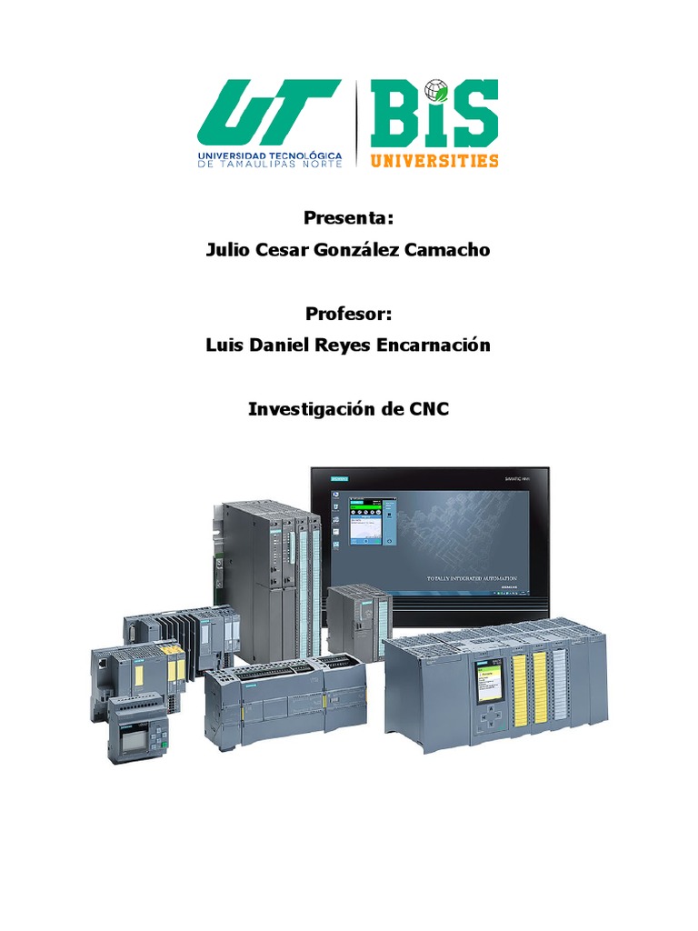Investigación sobre Control Numérico Computarizado (CNC): tipos ...