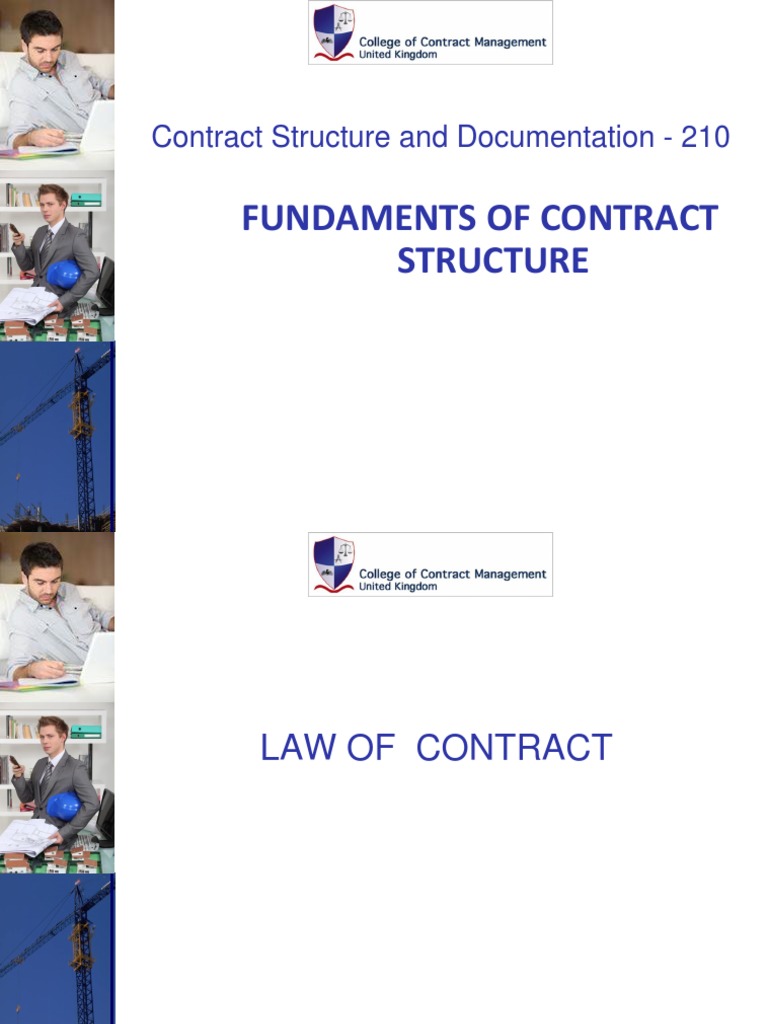 Fundamentals of Contract Structure | PDF | Law Of The United States ...