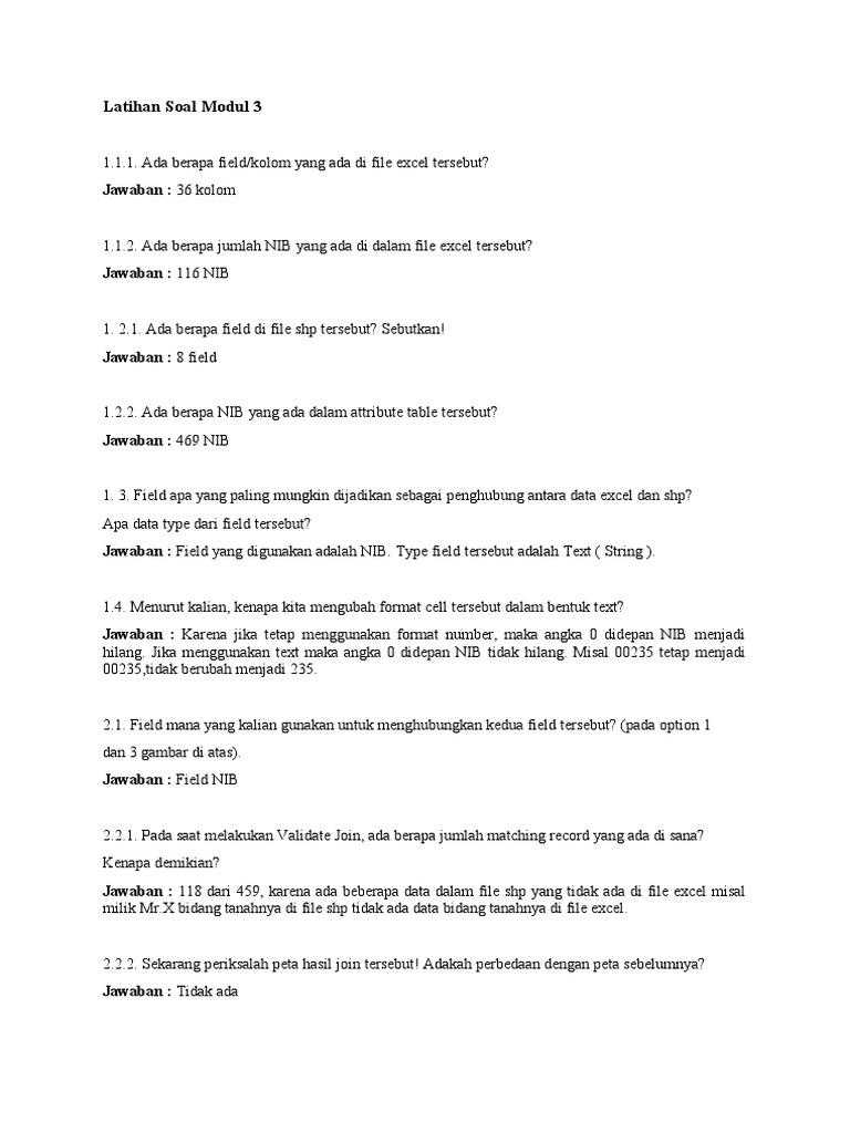 Latihan Soal Modul PDB | PDF | Metode & Bahan Ajar | Komputer