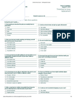 Oxford Knee Score Questionnaire | PDF | Medical Specialties | Clinical ...