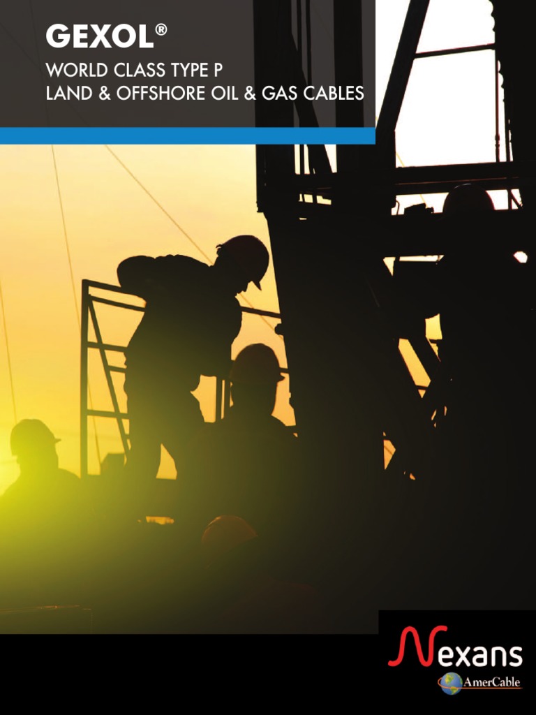 Gexol: World Class Type P Land & Offshore Oil & Gas Cables | PDF ...