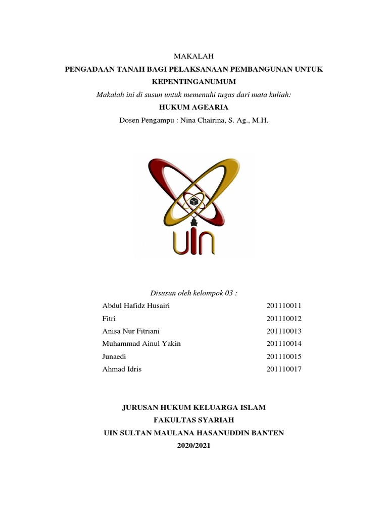 MAKALAH KEL 03 AGRARIA-dikonversi | PDF | Politik | Sains & Matematika