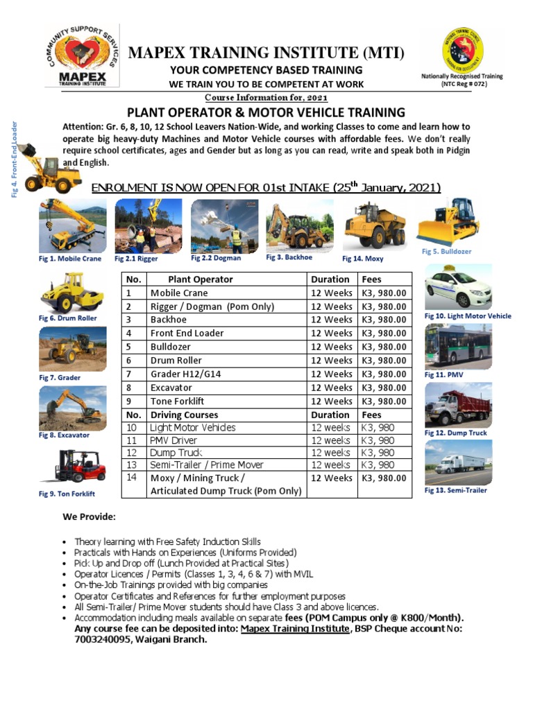 Mapex Training Institute Course Details Pdf Business Service