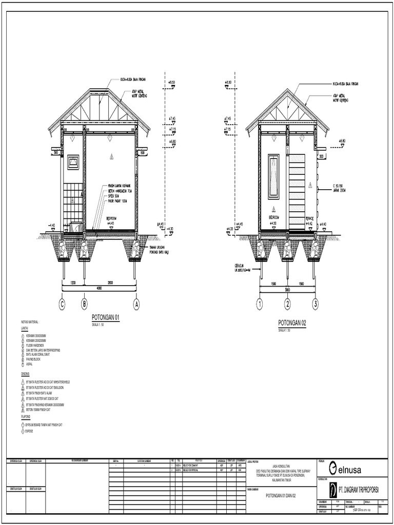 Potongan 02 Potongan 01 | PDF