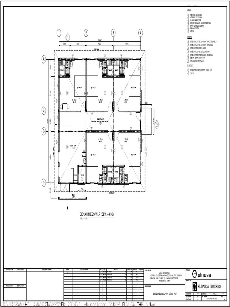 MESS VIP - Denah | PDF