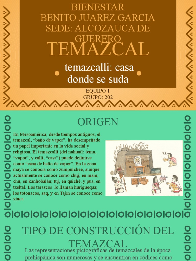 Historia y Beneficios del Temazcal | PDF | Baños | Agua