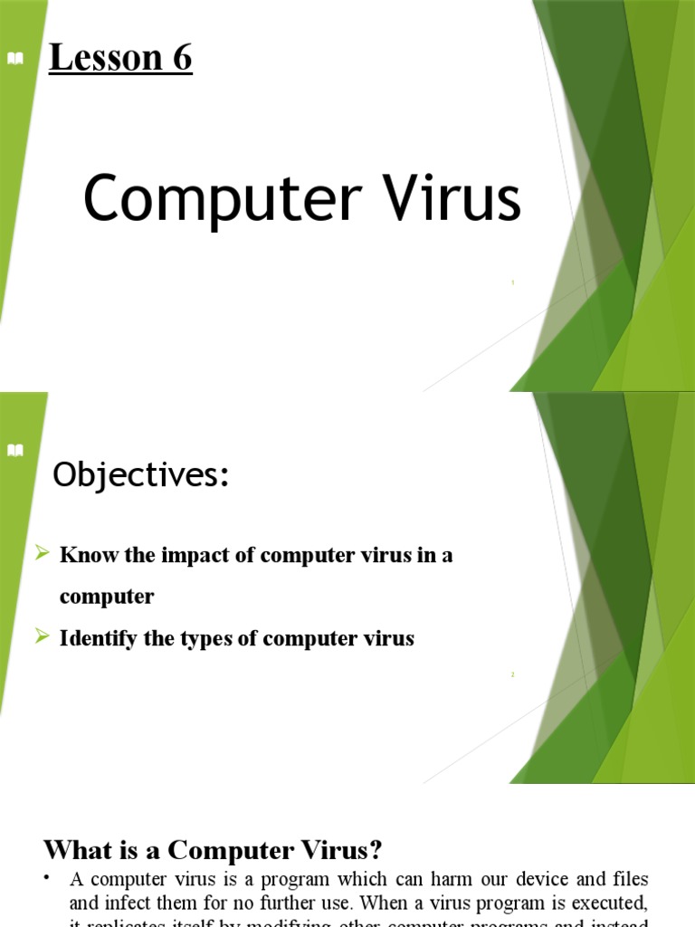 Lesson 6: Computer Virus | PDF | Computer Virus | Malware