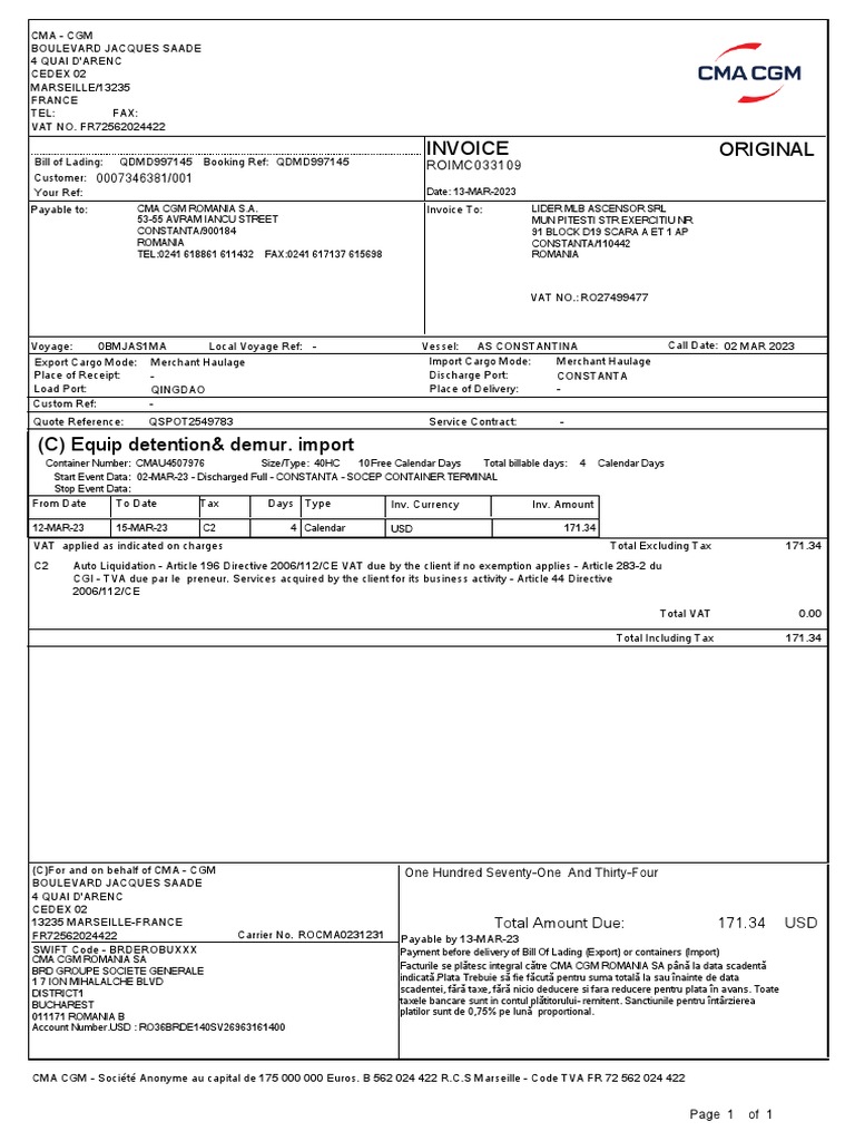 ROIMC033109 | PDF | Value Added Tax | Taxes