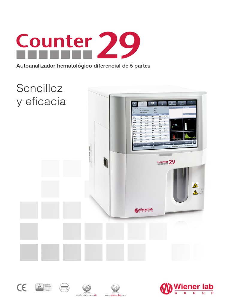Folleto Técnico Counter 29 | PDF | Ciencias fisicas