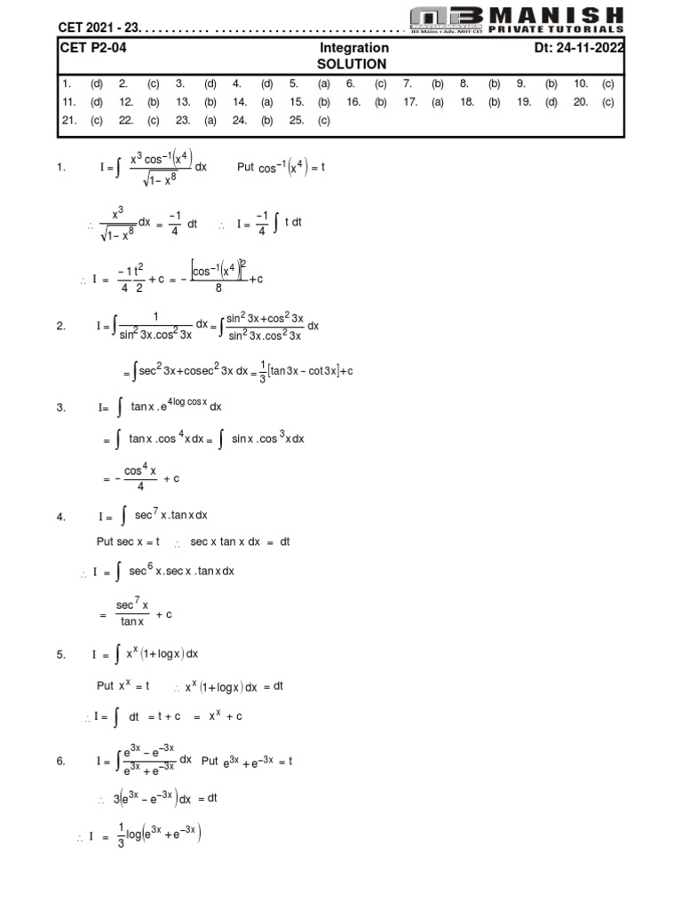 B23 P_2-04 CET Integration KS 24Nov2022 | PDF