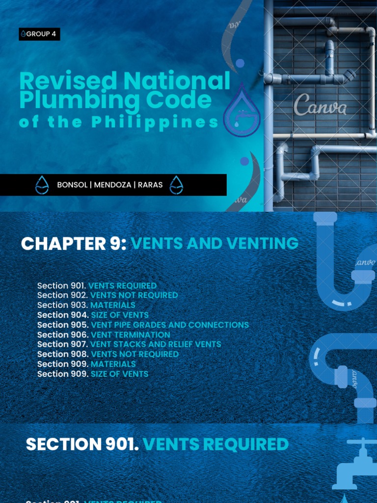 Proposed Revisions to the National Plumbing Code of the Philippines ...