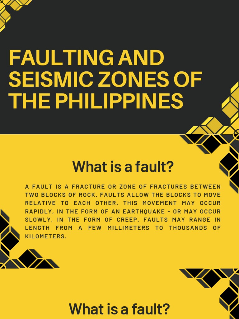 Faulting and Seismic Zones of The Philippines | PDF | Earthquakes ...