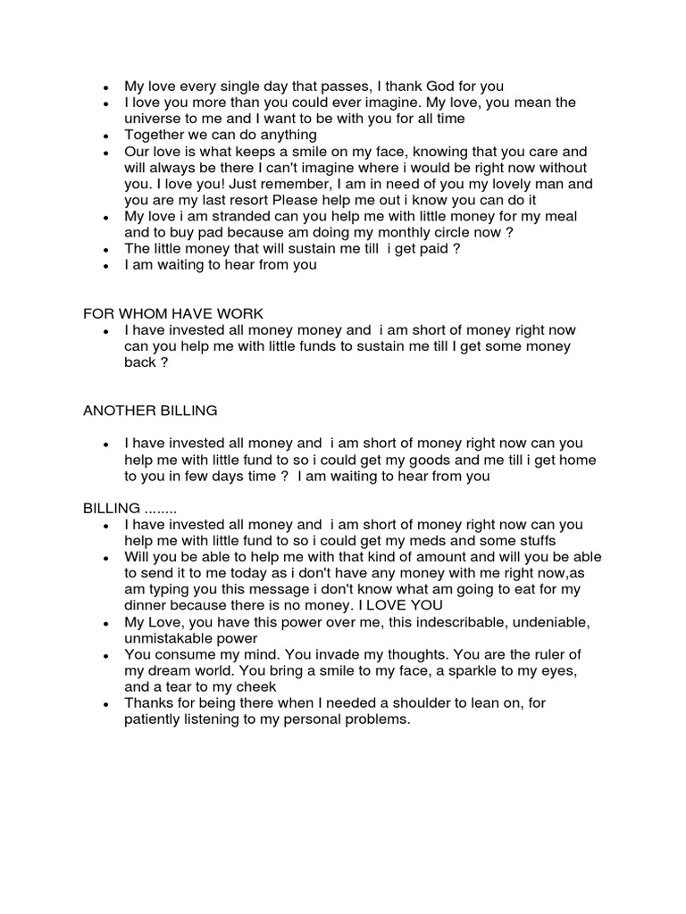 Billing Format | PDF